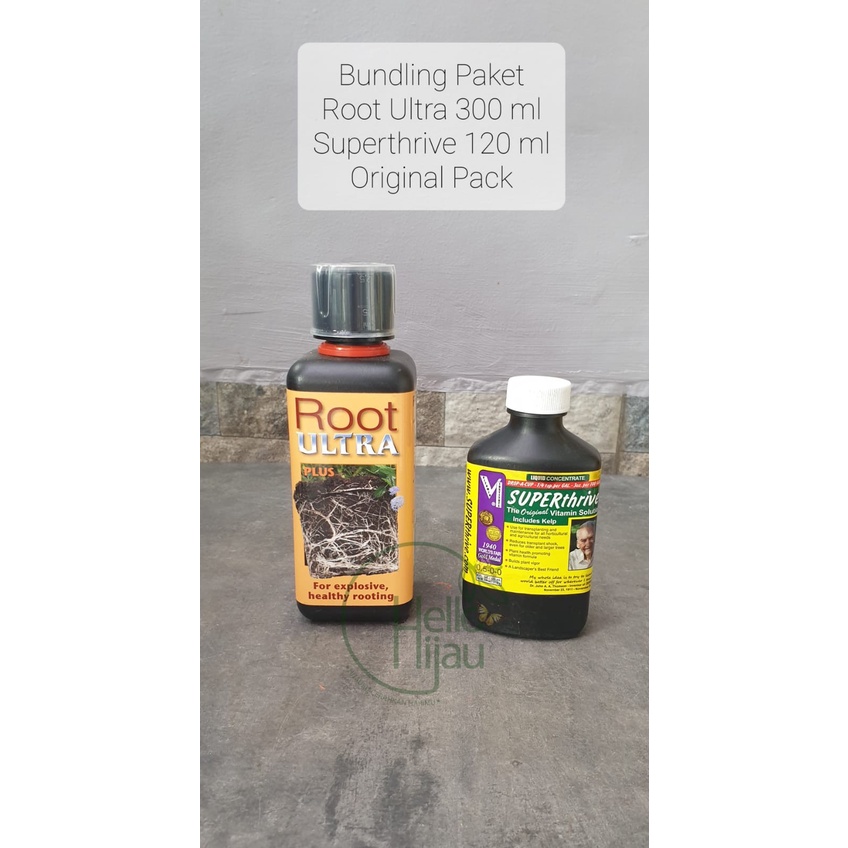 Jual Paket Pupuk Superthrive 120 ml + Root Ultra 300ml Original Pack ...