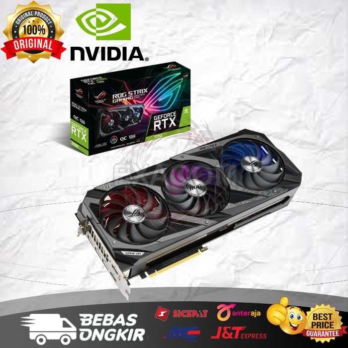 Jual VGA ASUS ROG Strix RTX 3080 Gaming OC 10GB GDDR6X | Shopee Indonesia