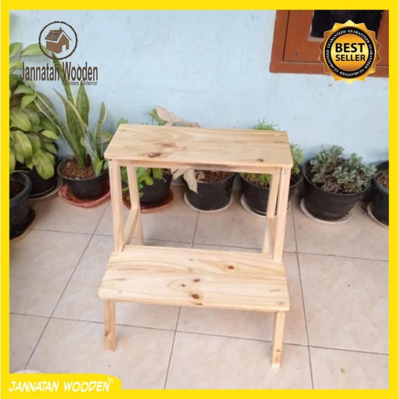 Jual Bangku tangga / kursi tangga 2 susun / step stool / Rak bangku ...