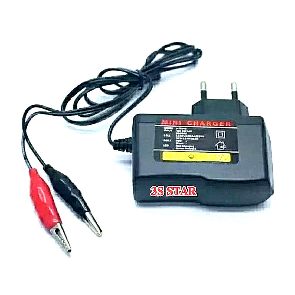 Jual ADAPTOR CHARGER AKI 12V / ADAPTOR TESTER LAMPU | Shopee Indonesia