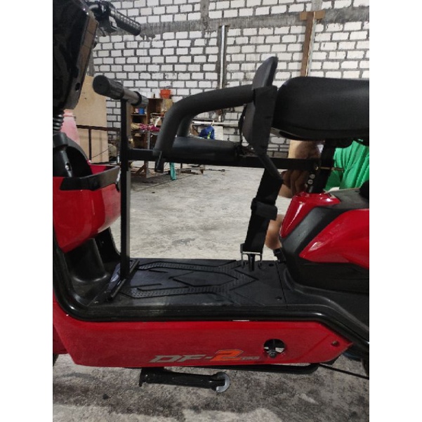 Jual boncengan sepeda listrik anak depan boncengan anak sepeda listrik ...