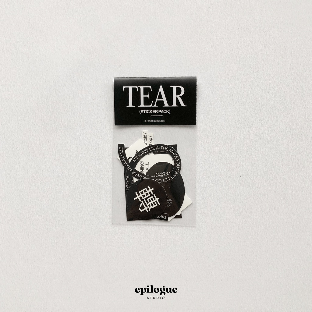 Jual Tear Sticker Pack | Tear Series by Epilogue Studio | Shopee Indonesia