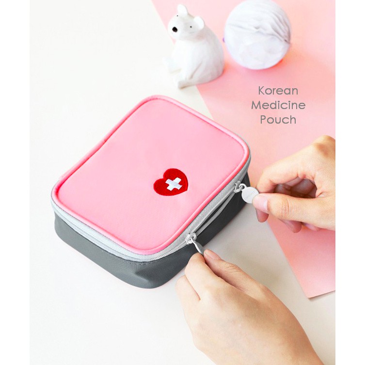 Jual Korean Medicine Pouch (Pouch untuk tempat obat, Korean Style) | Shopee Indonesia