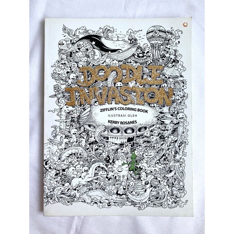 Jual DOODLE INVASION | Coloring Book | Colouring Book | Buku Mewarnai ...