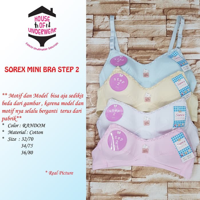 Jual SOREX YOUNG MINI BRA / MINI SET STEP 2 KAIT 2 BAHAN KATUN | Shopee ...