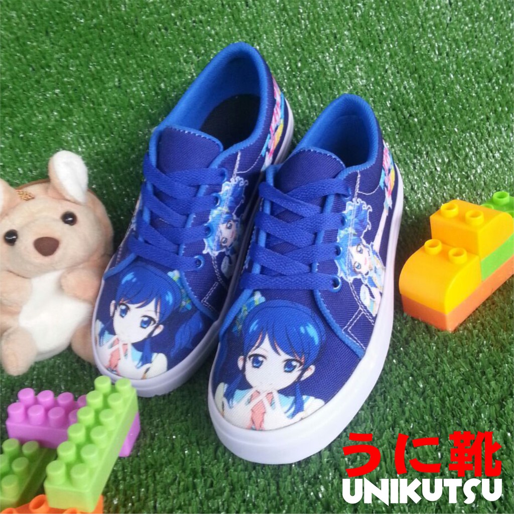 Jual Sepatu Karakter Aikatsu (Free Tambah Nama / Foto) | Shopee Indonesia