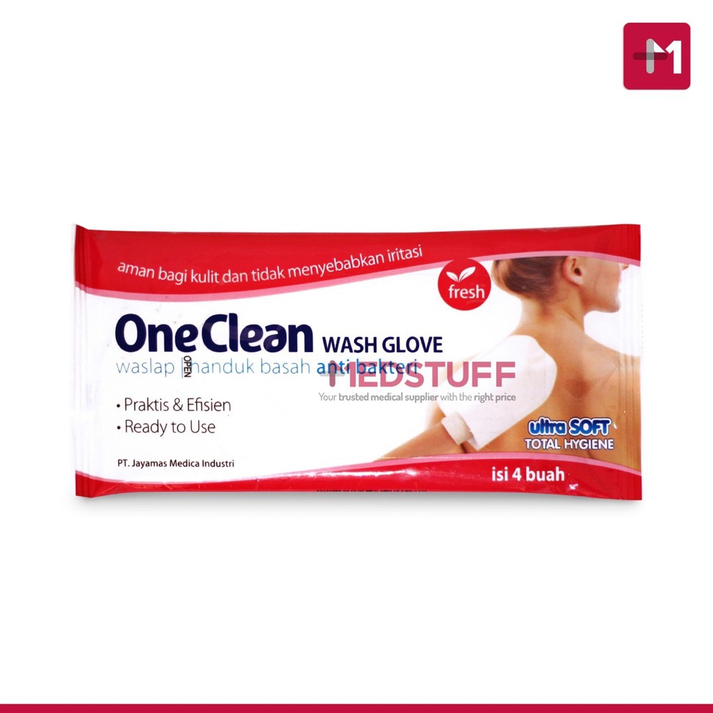 Jual One Clean Wash Glove Washlap Waslap Handuk Basah Antibakteri ...