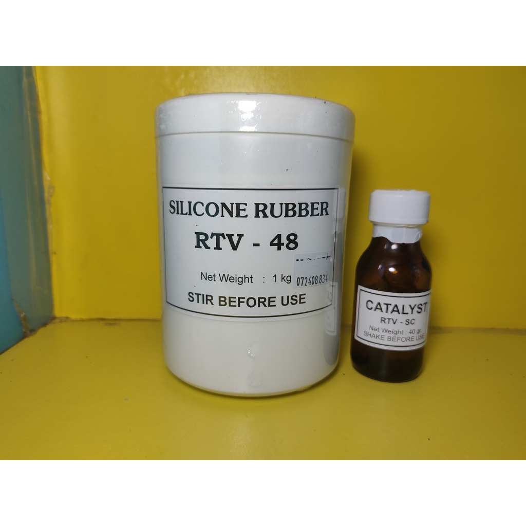 Jual Silicon Rubber RTV 48 1kg / Bahan Pembuat Cetakan | Shopee Indonesia