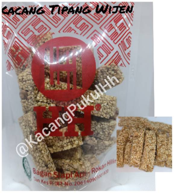 Jual Kacang Tipang Rasa Nya Garing Gurih Enak Dan Wangi Produk HH Khas ...