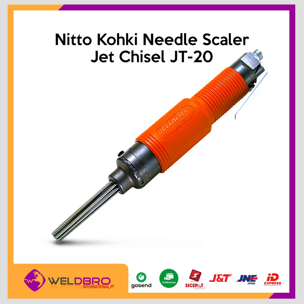 Jual Nitto Kohki Needle Scaler Jet Chisel JT-20 Medium Duty Type | Shopee Indonesia