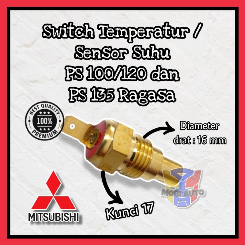 Jual Switch Temperatur / Sensor Suhu / Panas PS100 PS120 PS135 Ragasa ...