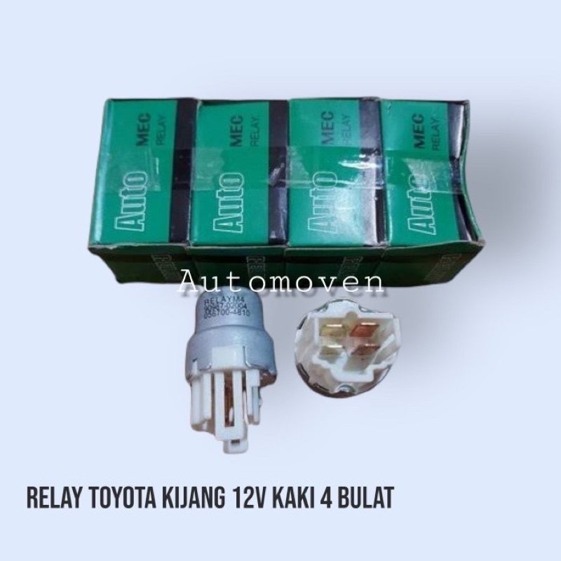 Jual relay toyota kijang 12v kaki 4 bentuk bulat | Shopee Indonesia