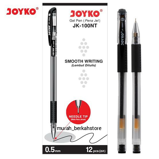 Jual PULPEN/BALL PEN JOYKO JK-100NT/PENA GEL/0.5mm(/PCS) | Shopee Indonesia