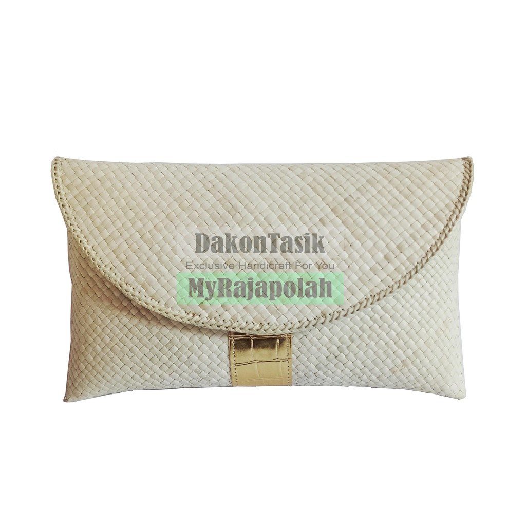 Jual DT-17109 OBRAL DOMPET PESTA ANYAMAN PANDAN SEKAT CROCO | Shopee ...