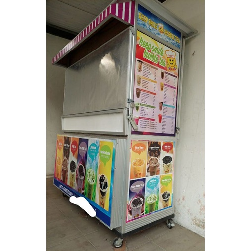Jual Gerobak boba /bubble/ booth minuman boba | Shopee Indonesia