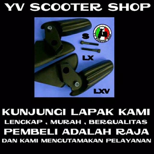 Jual Foot Step/Foot Step/Footstep/Foot Step Vespa Matic/Footstep Vespa ...