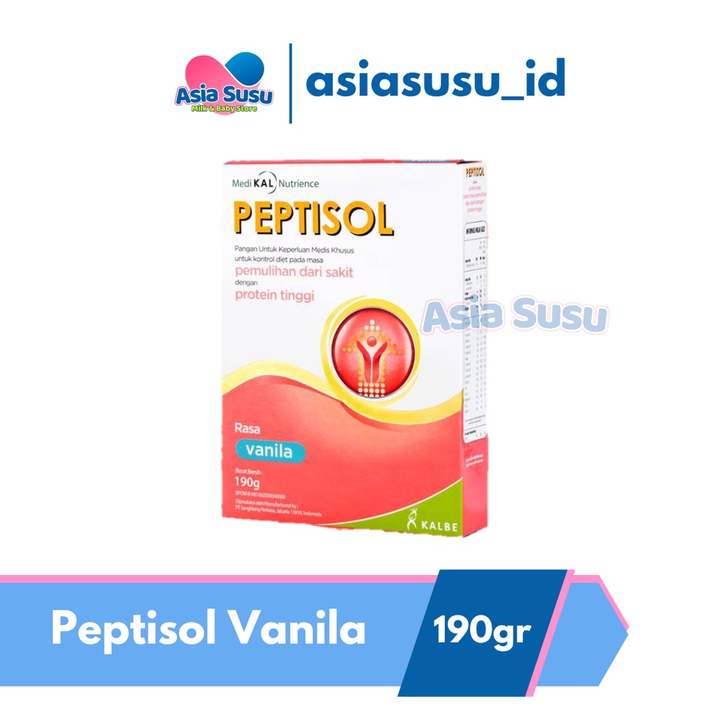 Jual Peptisol vanila 190gr - Susu Tinggi Protein | Shopee Indonesia