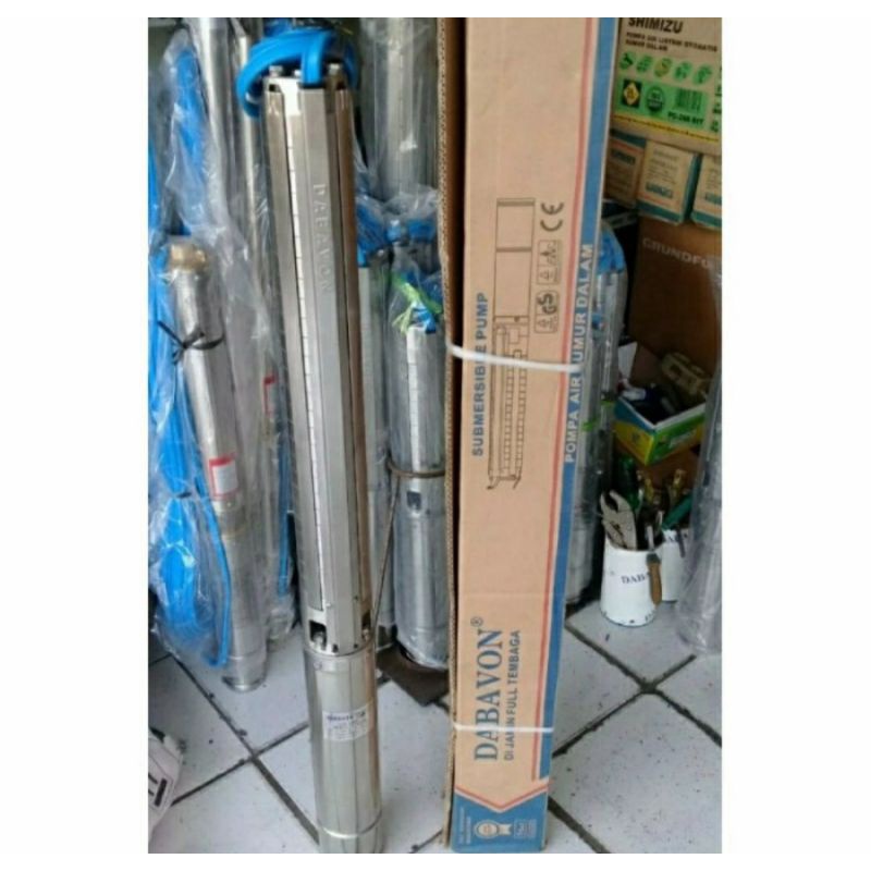 Jual Pompa Air Satelit Sumur Dalam DABAVON 2 HP 220V Casing 4 inch Submersible Pump | Shopee ...