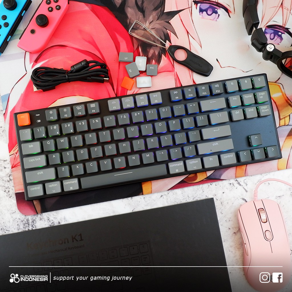 Jual Keychron K1 RGB Aluminium Body - Wireless Mechanical Keyboard ...