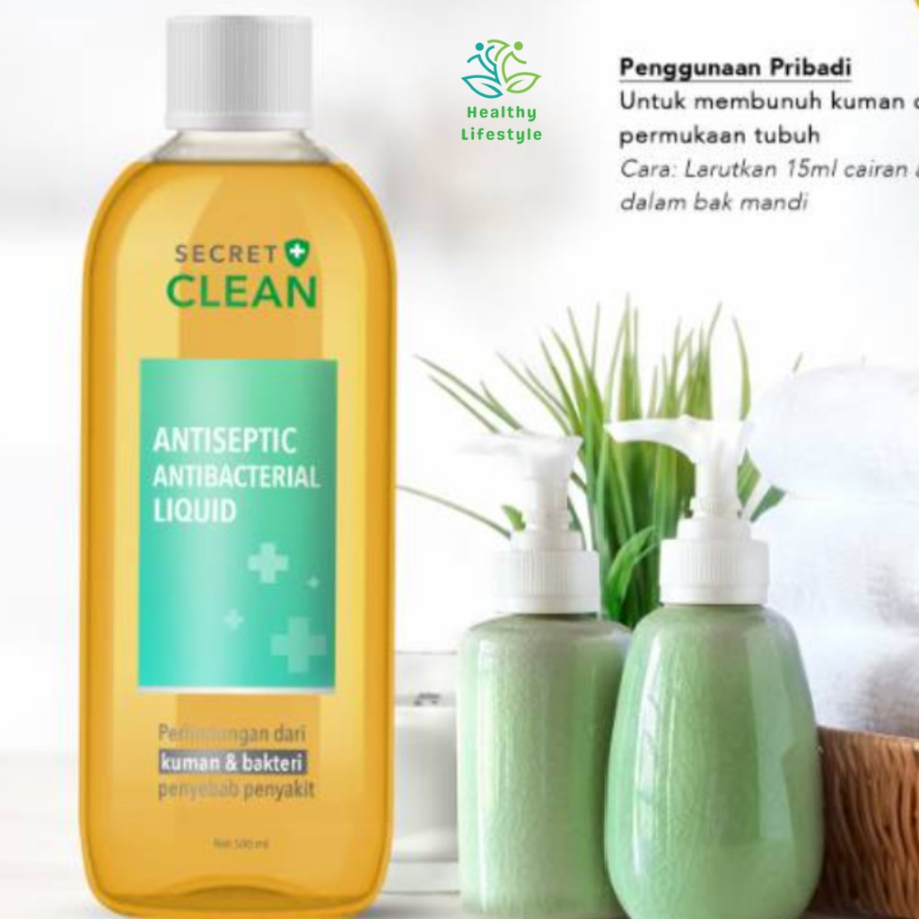 Jual Secret Clean Antiseptic Liquid (Cairan Antiseptik) 500ml | Shopee ...