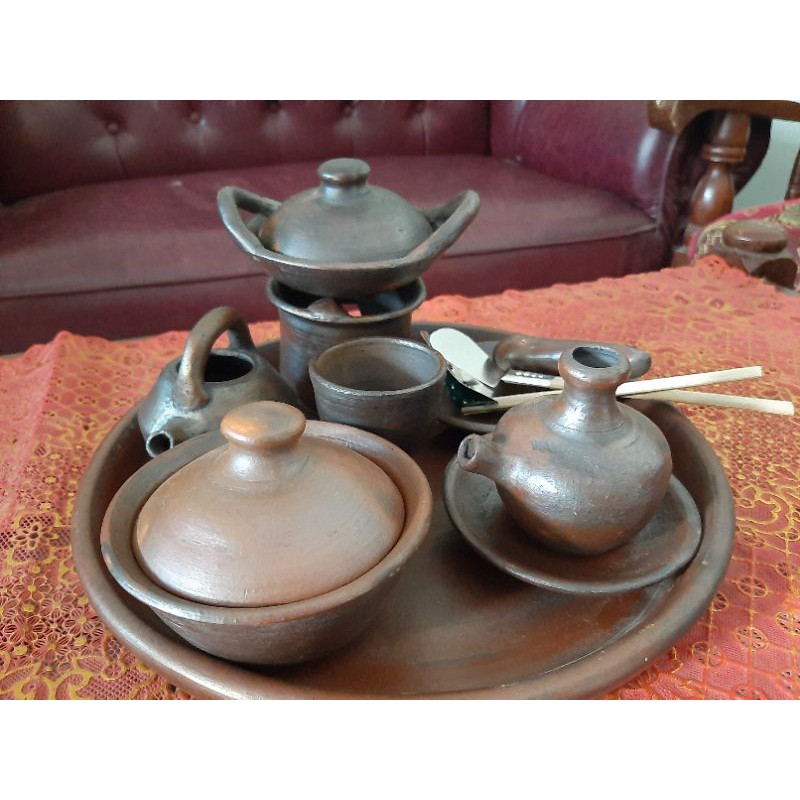 Jual Mainan Anak Tradisional/Gerabah/Pasaran/Alat Masak 13 Macam Murah ...