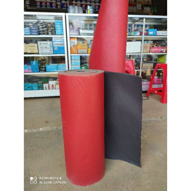Jual Karpet Talang Air Merah Hitam Tebal 90cm - Real 87 cm - Harga per ...