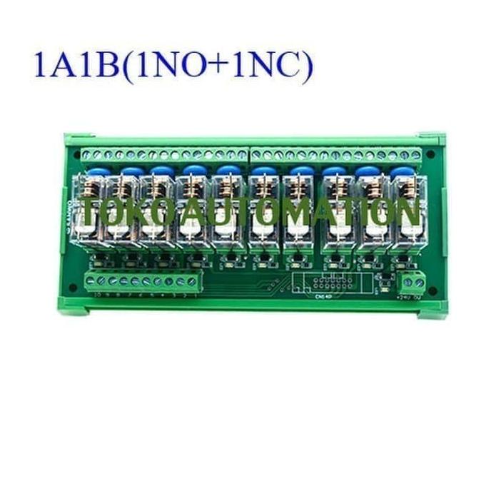 Jual ORIGINAL - 10 channel Omron PLC control panel relay module 16A 24V DC PNP PA52 | Shopee ...