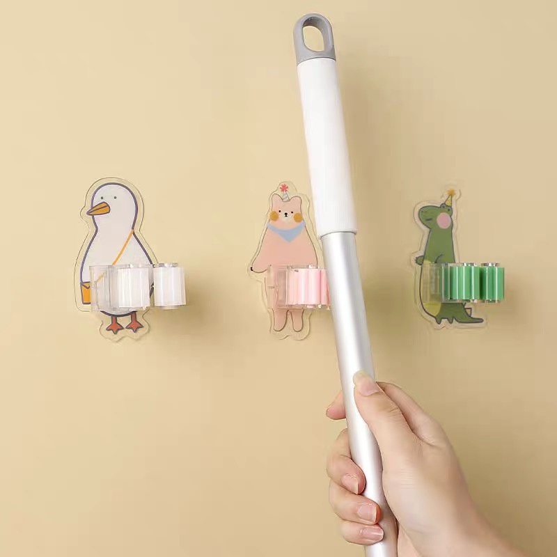 Jual 99KHOME Multifunction Mop Hook Broom Hanger Cute / Rak Jepit ...