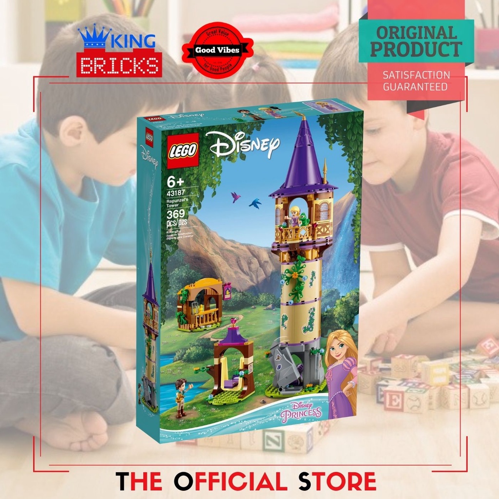 Jual LEGO Original DISNEY 43187 Rapunzel Tower - Mainan Anak Perempuan ...