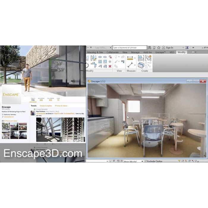 Jual Enscape3D 2018 Plugins For SketchUp, Revit, Rhinoceros, ArchiCAD.. | Shopee Indonesia