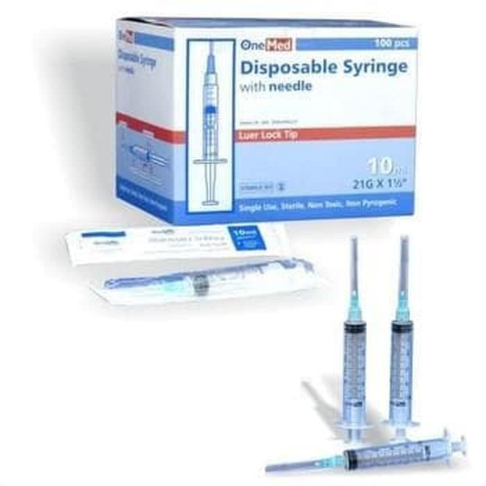 Jual Suntikan/Syringe/Spoit/Spuit 10 ml/cc untuk Takaran Nutrisi ...