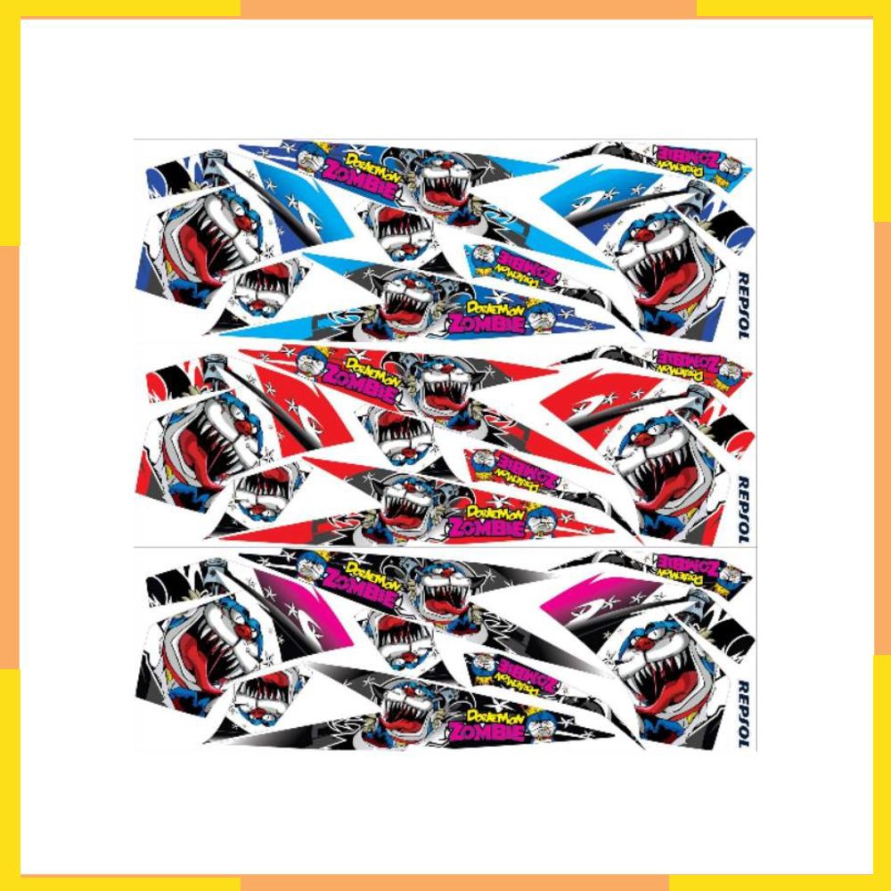 Jual Stiker Motor Blade New 125 Fi F1 Striping decal motor full body ...