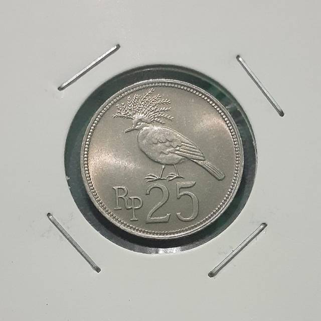 Jual Uang Koin Kuno 25 Rupiah Burung Tahun 1971 #Baru | Shopee Indonesia