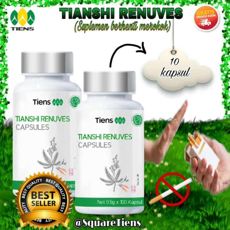Jual tianshi Renuves/obat paru-paru/solusi berhenti merokok/tiens ...