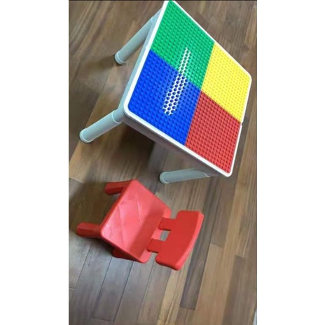 Jual Meja Kursi Set Lego uk DUPLO / FREE LEGO / Meja Main Lego / Lego ...