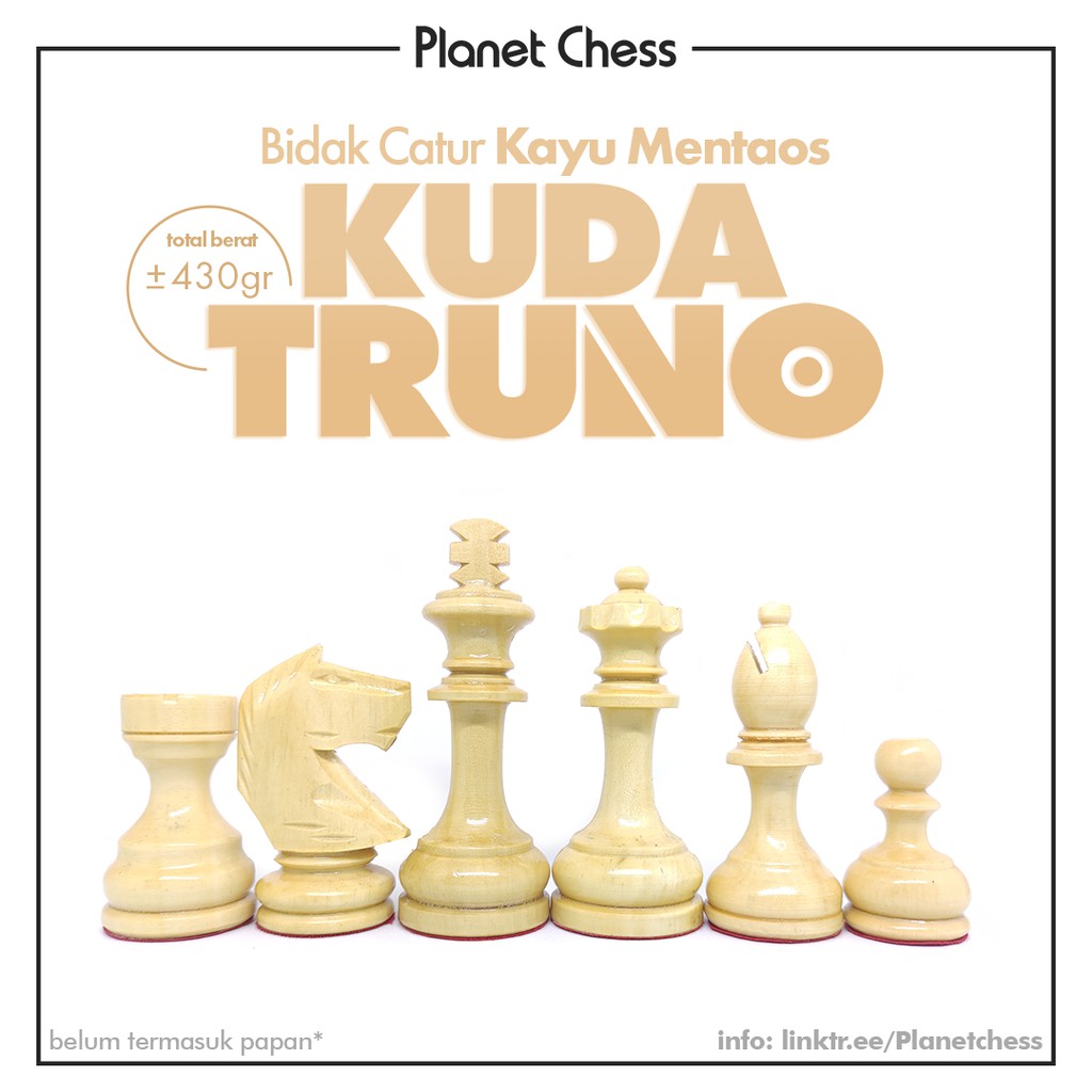 Jual Bidak Catur Kayu Mentaos Kuda Truno | Shopee Indonesia