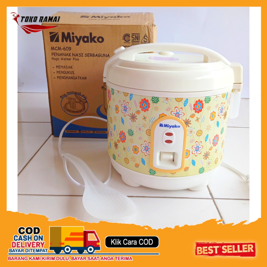 Jual MAGICOM MIYAKO 609 / MAGICOM MIYAKO 0,6 LITER | Shopee Indonesia