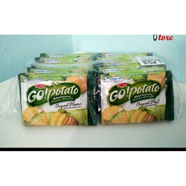 Jual Go potato biskuit kentang - 20pcs | Shopee Indonesia
