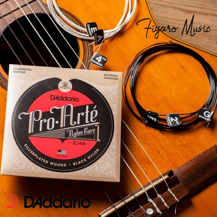 Jual Senar Gitar Klasik Black Nylon - Nilon Hitam EJ49 | Shopee Indonesia
