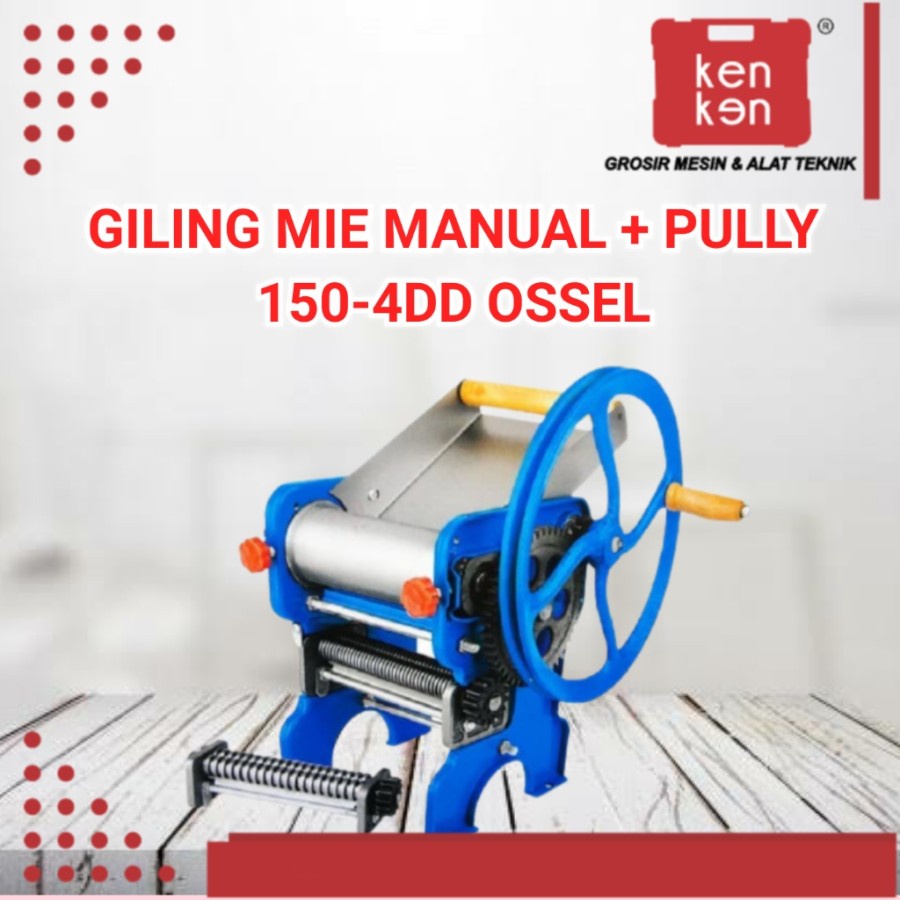 Jual MESIN GILING MIE MANUAL OSSEL 150-4DD GILING MIE MANUAL OSSEL 150-4DD | Shopee Indonesia