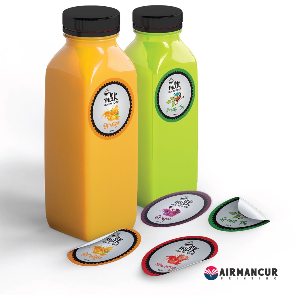 Jual CETAK STIKER LABEL BULAT ANTI AIR (VINYL) / LABEL KEMASAN / LABEL ...