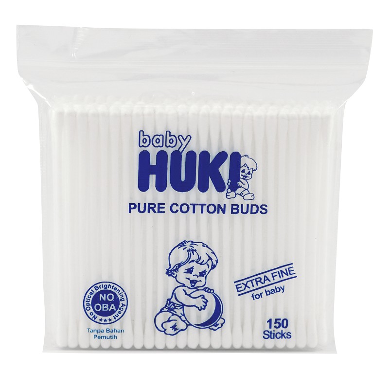 Jual BABY HUKI Cotton Bud Zak EF 150'S - CI0082 | Shopee Indonesia