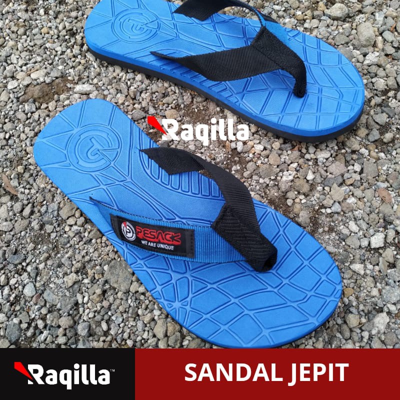 Jual Sandal Gunung warna Biru sendal jepit pria sandal jepit gunung ...