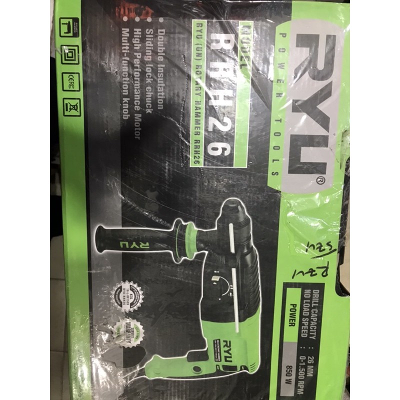 Jual Bor RYU RRH26 ROTARY HAMMER (26mm) | Shopee Indonesia