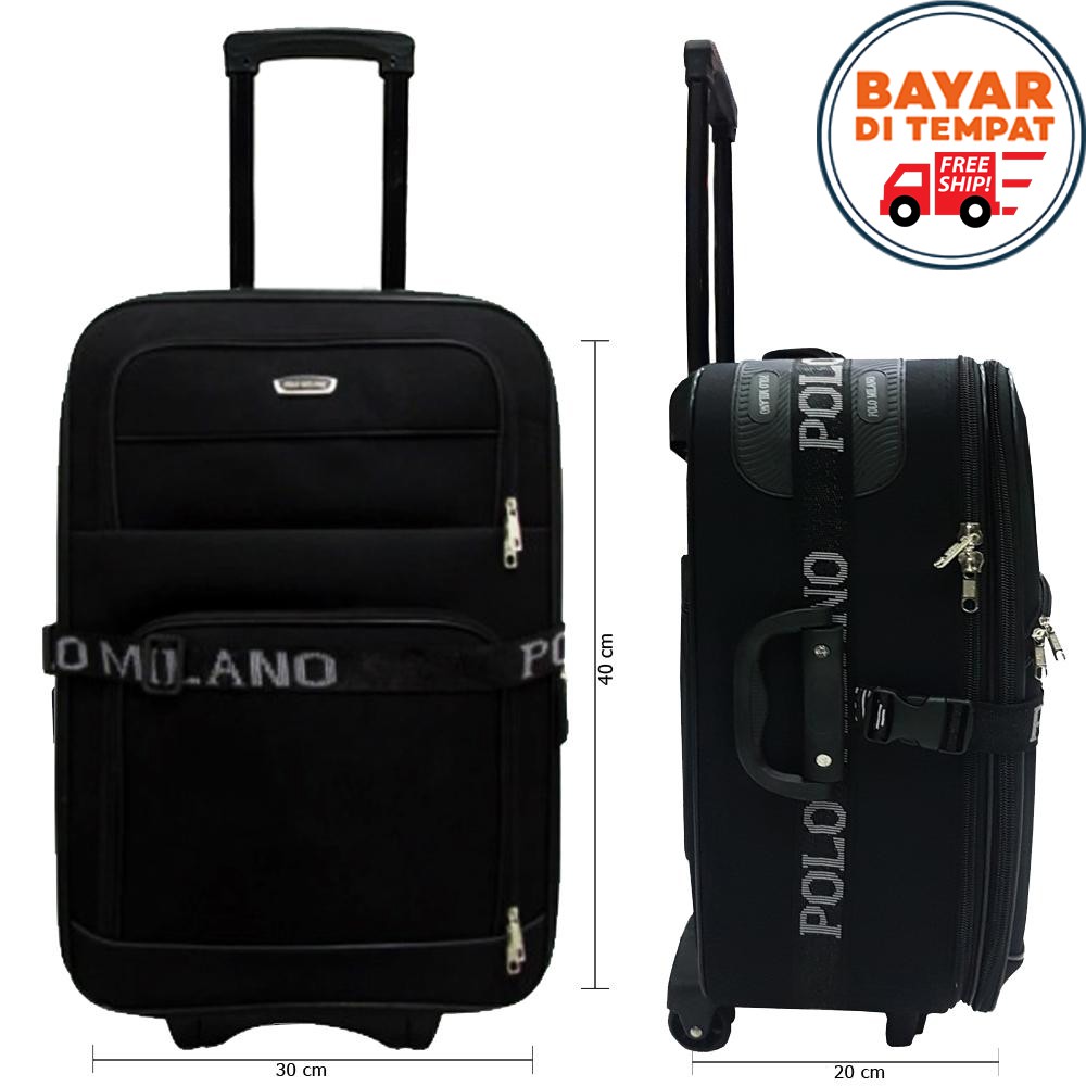 Jual [JURAGAN TAS] Koper 16 Inch Koper POLO PM16 Bahan Nilon Tebal ...
