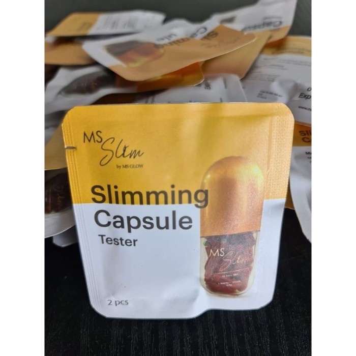 Jual SLIMMING CAPSULE TESTER SACHET MS SLIM MS GLOW | Shopee Indonesia