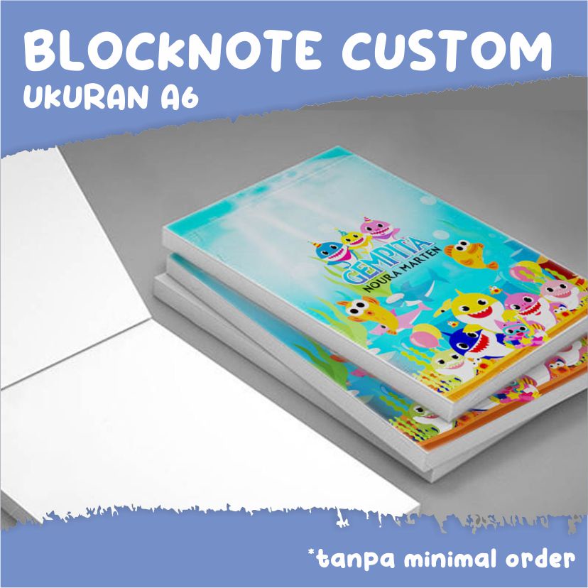 Jual Notes Blocknote Custom | Baby Shark | Shopee Indonesia