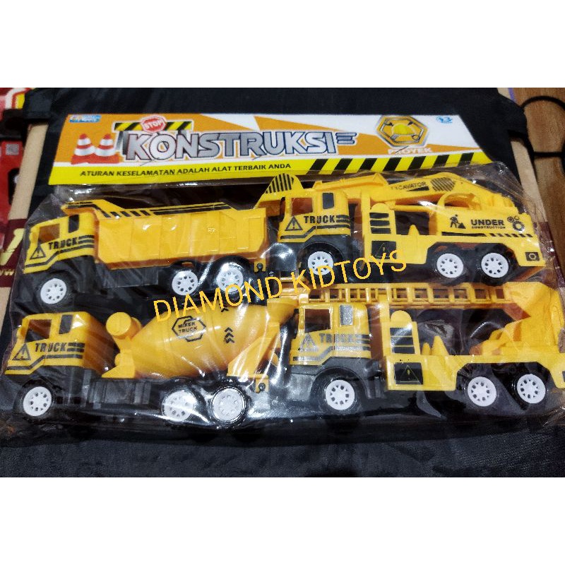 Jual MAINAN MOBIL TRUK PROYEK SET ISI 4 MT 55 | Shopee Indonesia