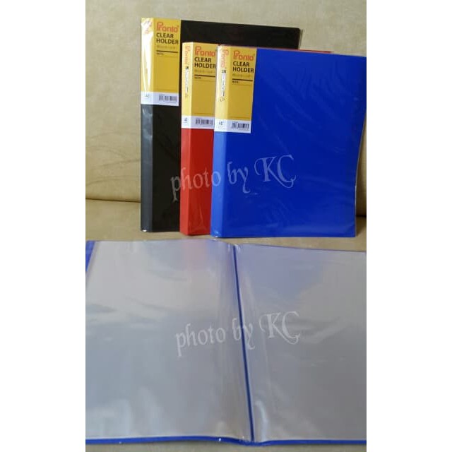 Jual ATK0102PR 40lbr F4 Clear Holder Sheet Pronto buku map plastik file ...