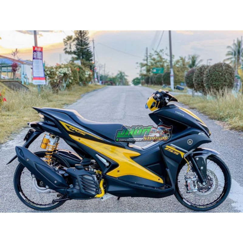 Jual STRIPING STICKER AEROX NVX VVA 155 MALAYSIA TRANSPARAN SIMPLE ...
